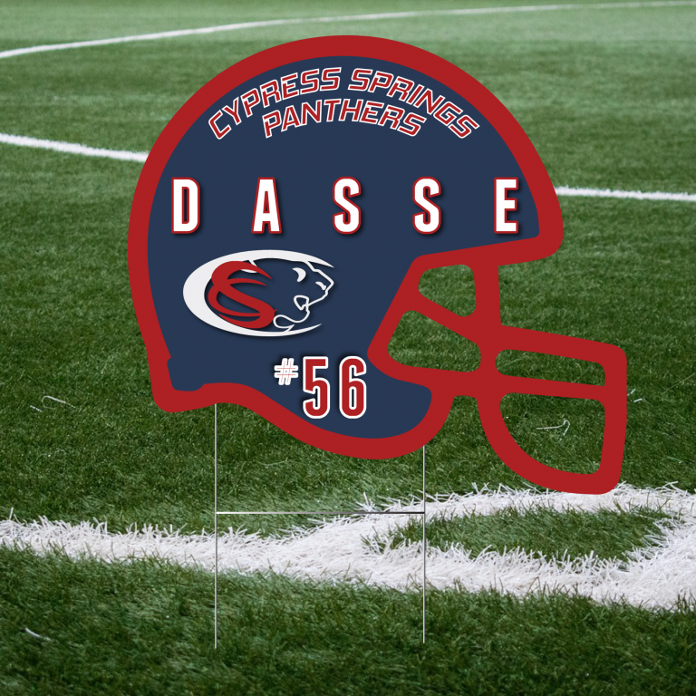 FHS Rugby: Sport Shaped Yard Sign – School Spirit Place