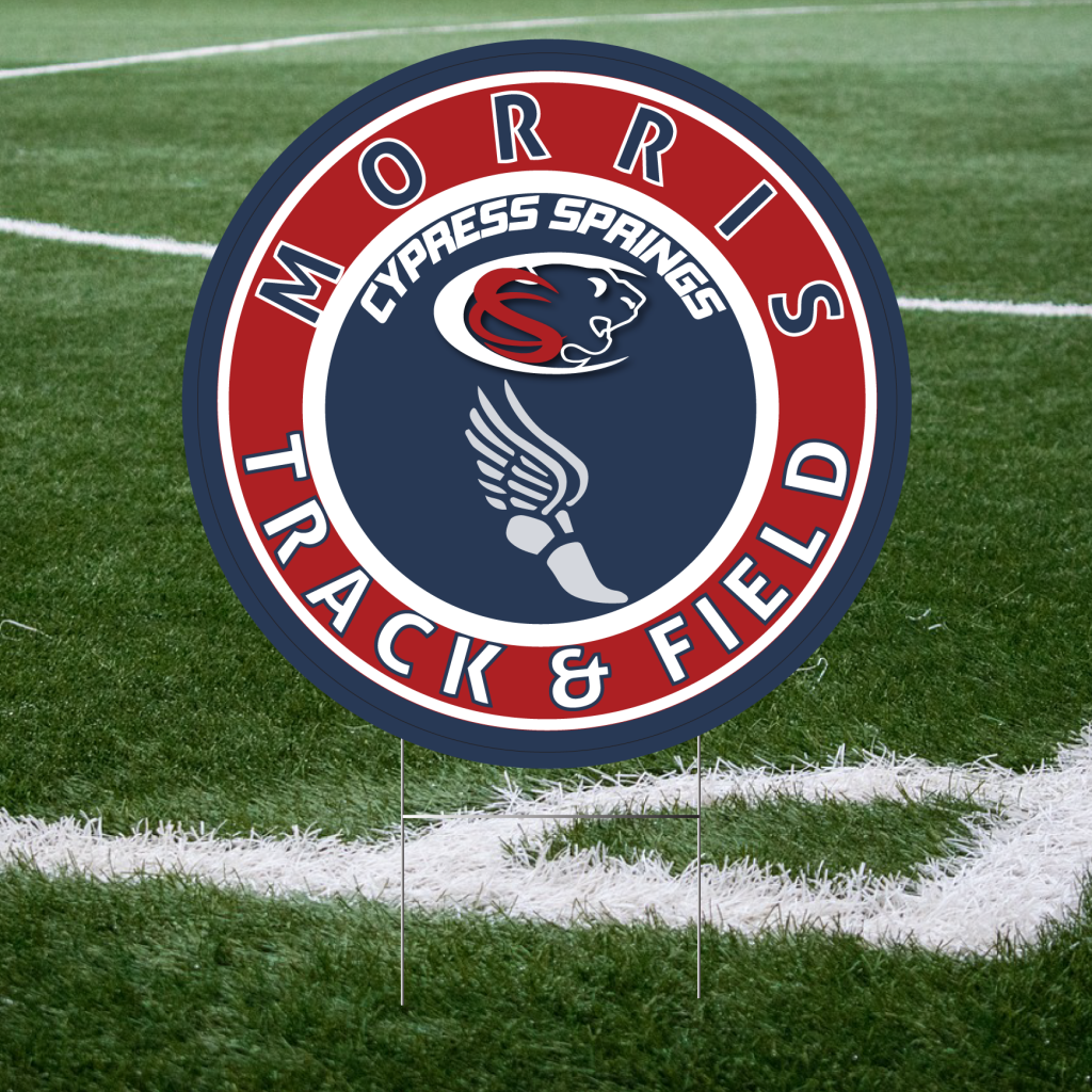 Yard Signs: Round Cut - School Spirit Place