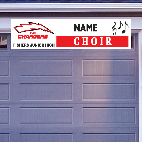 Fishers Junior High School Choir Garage Sign - School Spirit Place