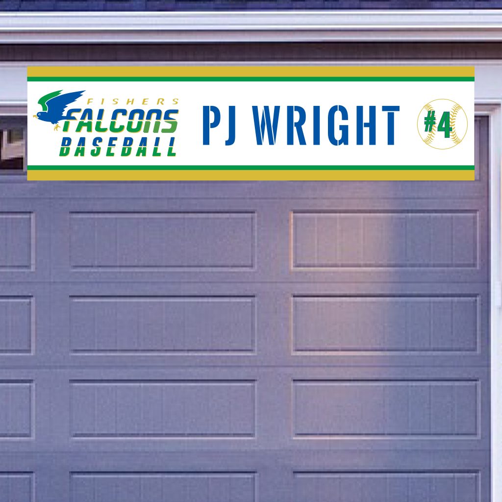 Fishers Falcons Garage Sign - School Spirit Place