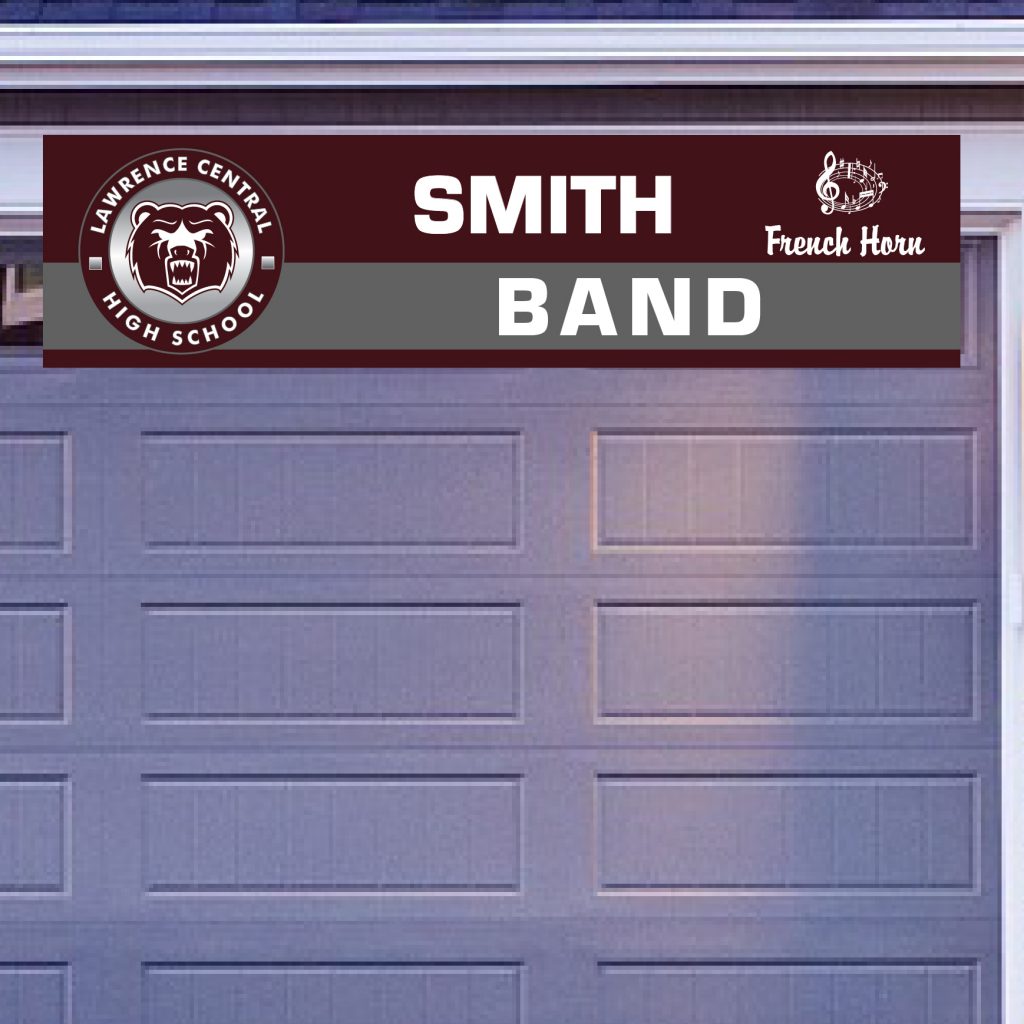 Lawrence Central Band Garage Sign - School Spirit Place