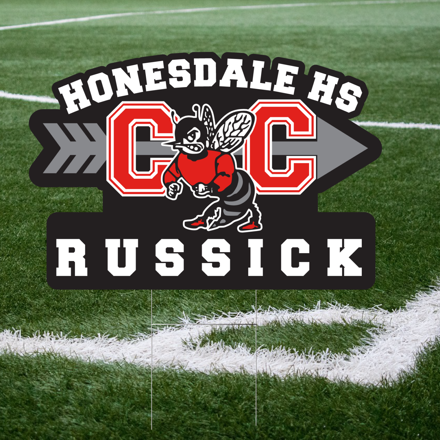 Honesdale HS Cross Country Yard Sign - School Spirit Place