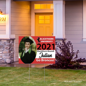 College Bound Yard Sign - School Spirit Place