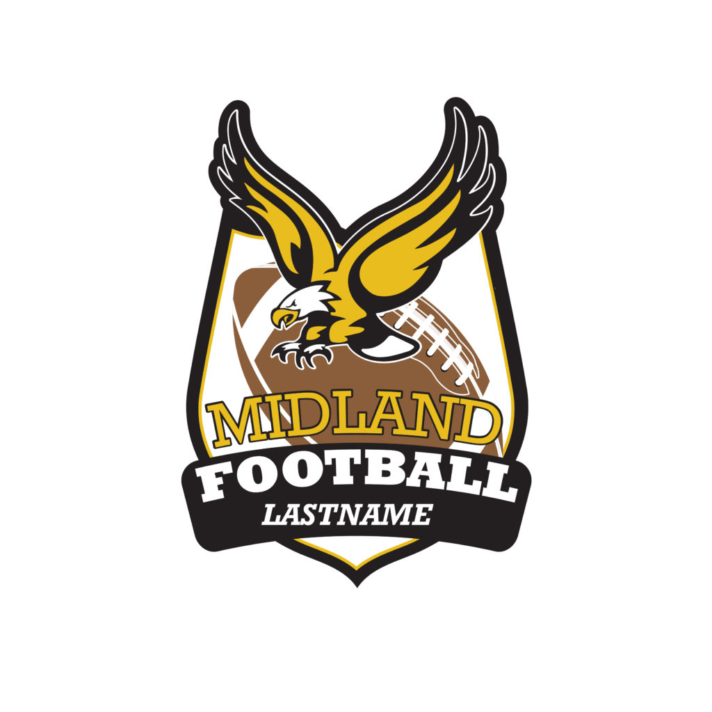 Midland Football Decal - School Spirit Place