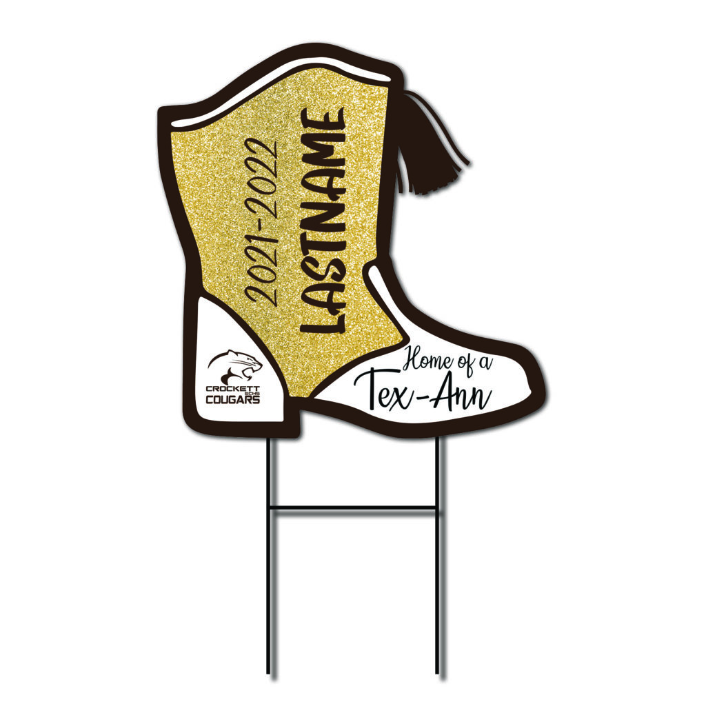 Custom Shape Yard Signs – School Spirit Place