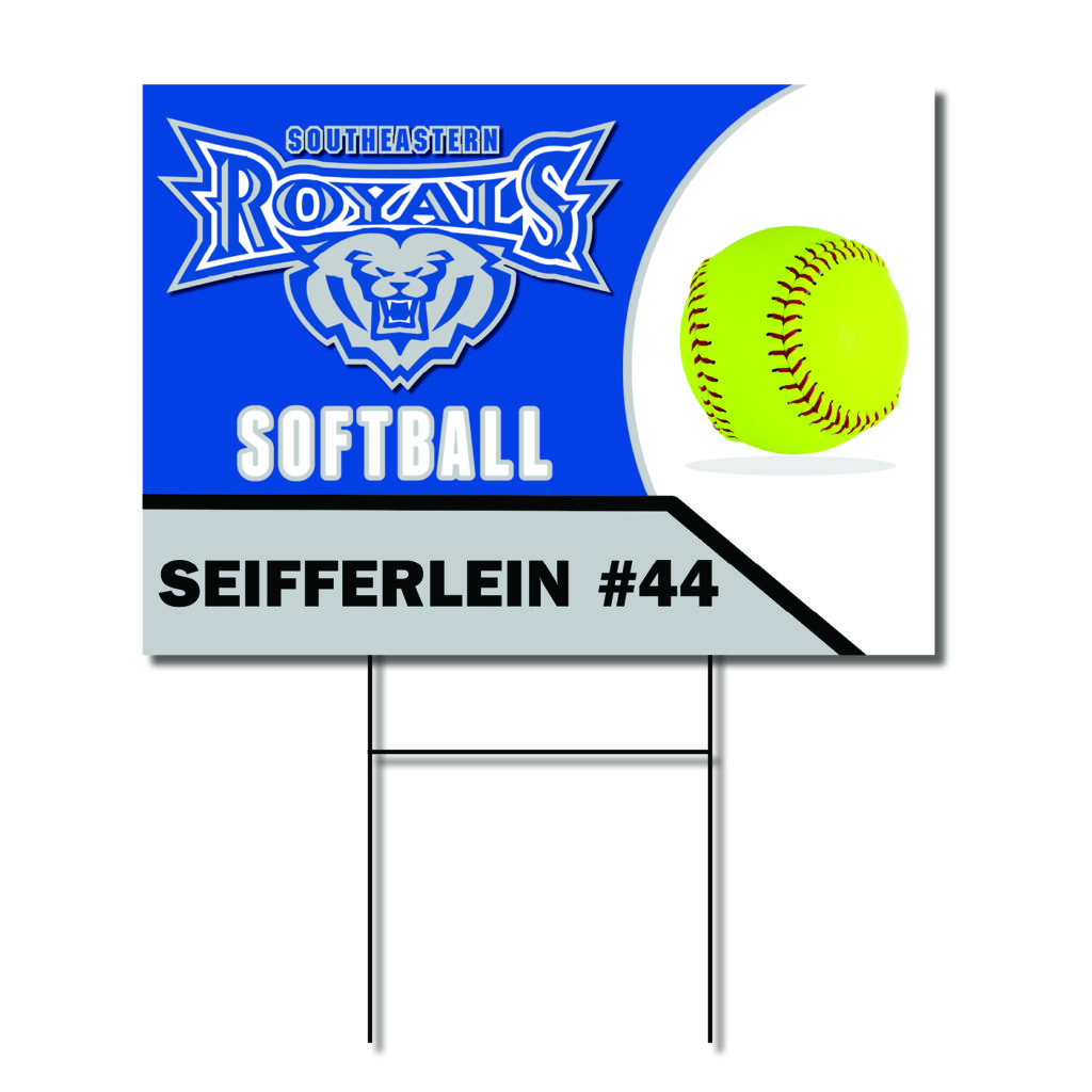 HSE Softball Yard Signs - School Spirit Place