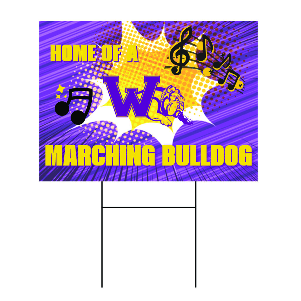 Matthews Middle School Band Yard Sign – School Spirit Place