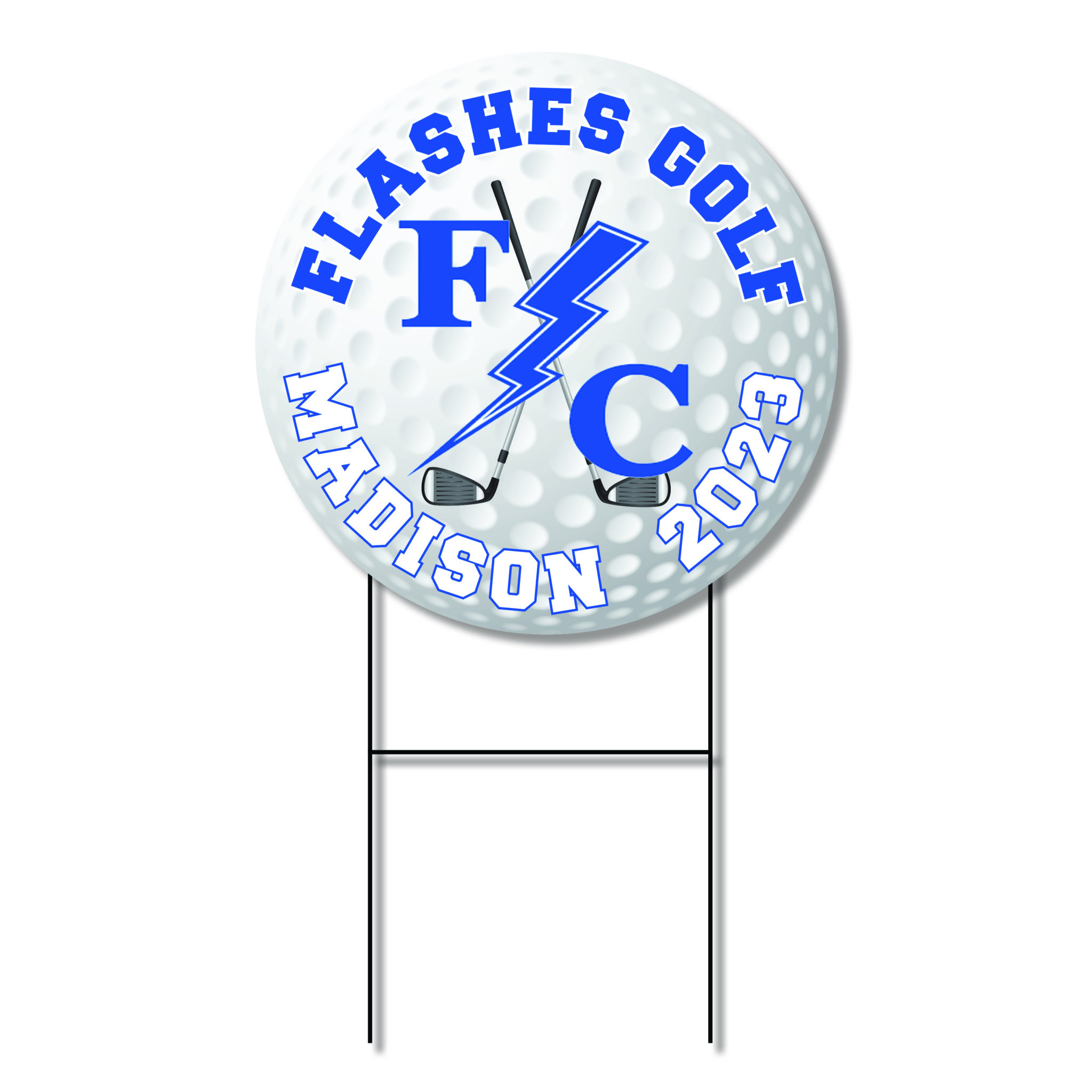 Custom Shape Yard Signs – School Spirit Place