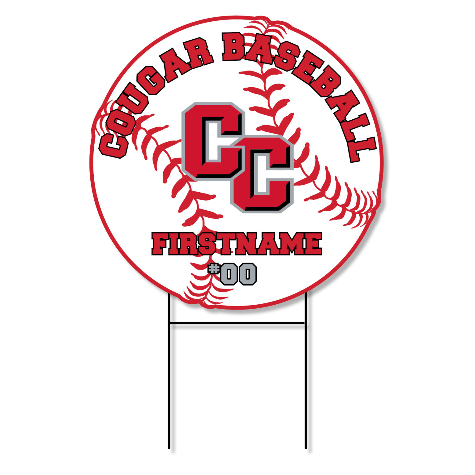 Custom Shape Yard Signs – School Spirit Place