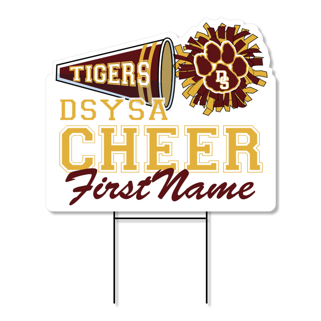 DSYSA Cheer Yard Sign - School Spirit Place
