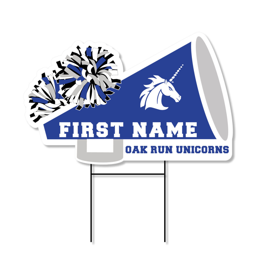 Oak Run Cheer Yard Sign – School Spirit Place