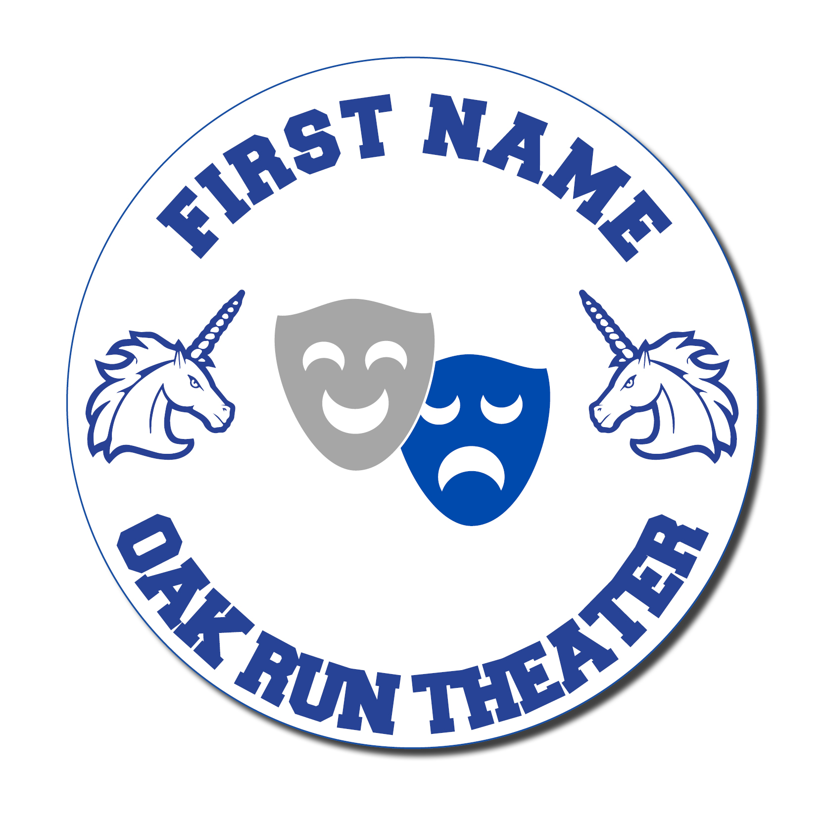 Oak Run Theater Decal – School Spirit Place
