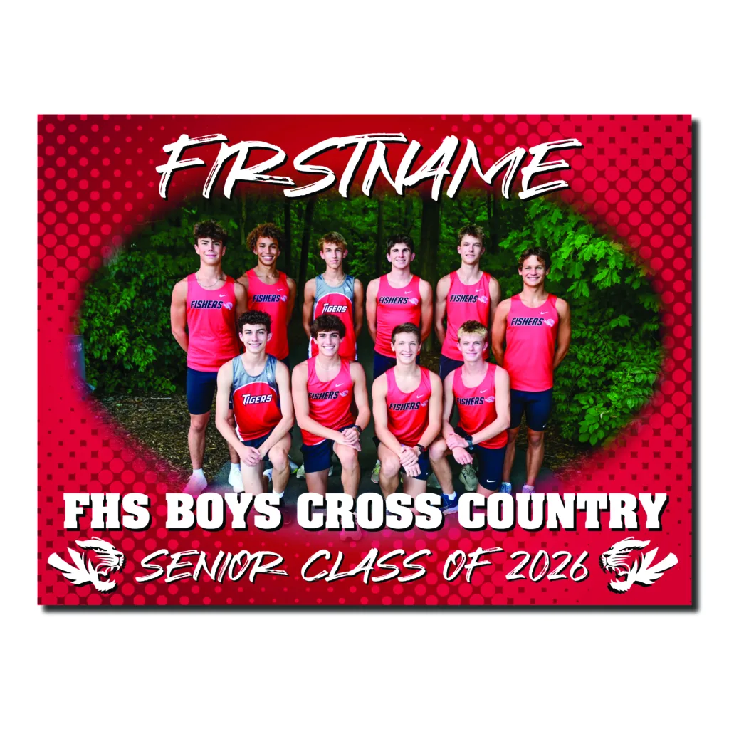 FHS Boys XC Senior Yard Sign - School Spirit Place